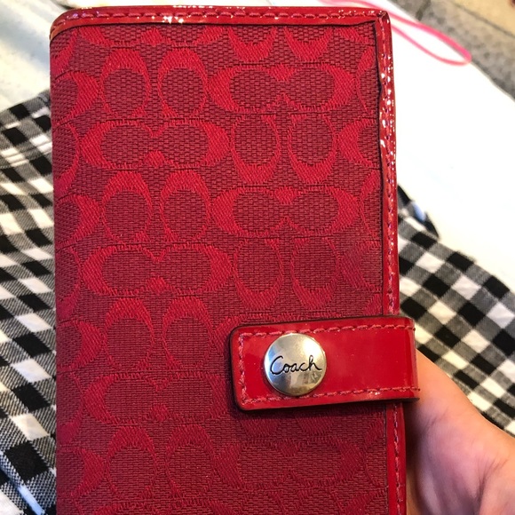 Coach | Bags | Coach Check Wallet | Poshmark